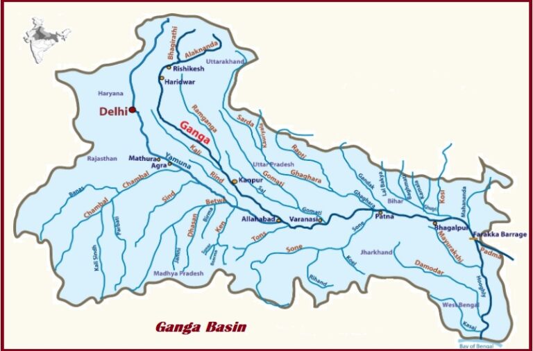 The Ganga River System - Pcsstudies - Geography